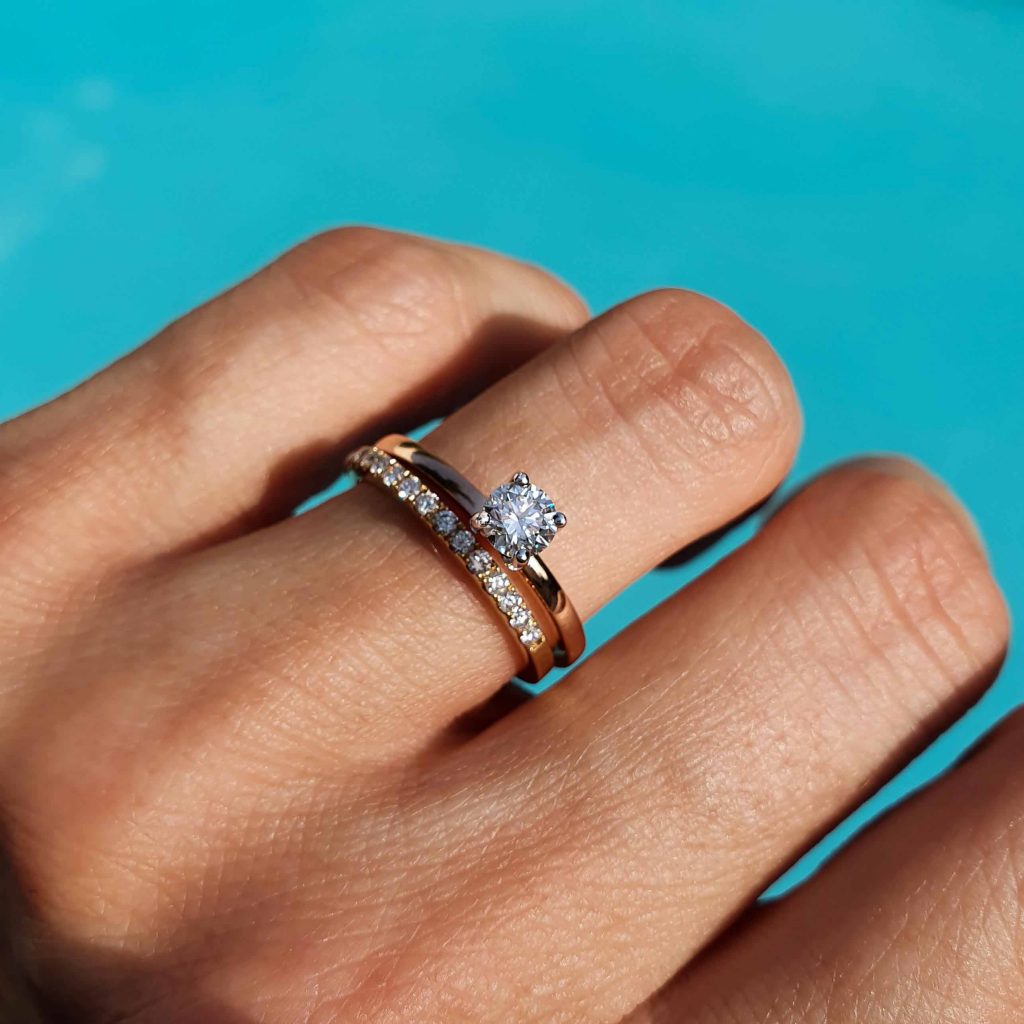 Χρυσο Δαχτυλιδι Μονοπετρο με 0.44ct Διαμαντι - John Lyras Jewellery